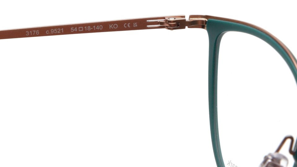 NEW PRODESIGN DENMARK 3176 c.9521 Green EYEGLASSES 54-18-140mm B44mm | eBay