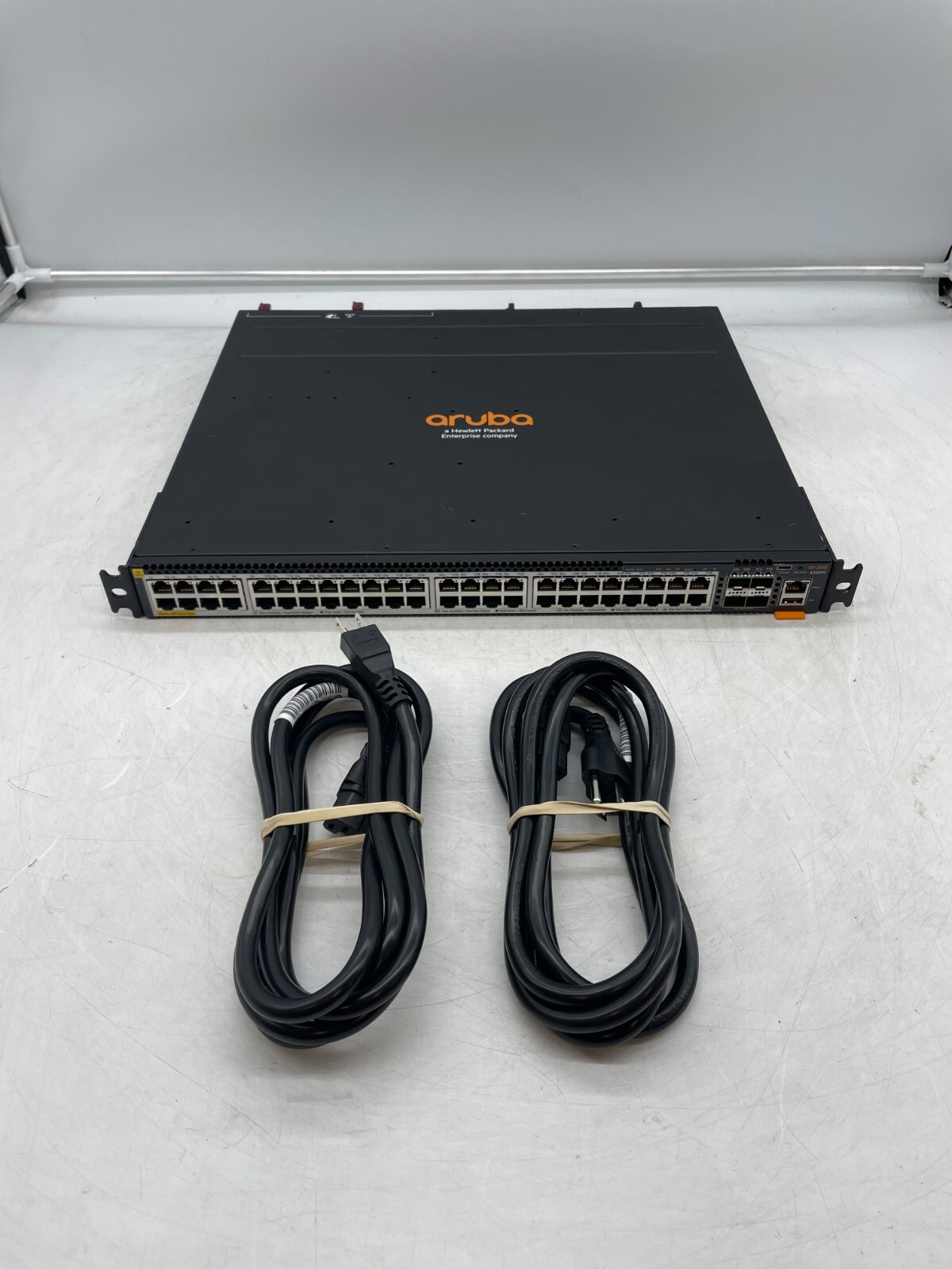 HPE Aruba 6300M PoE 48-Port 4xSFP56 Switch JL659A w/ 2x JL670A PSU ...
