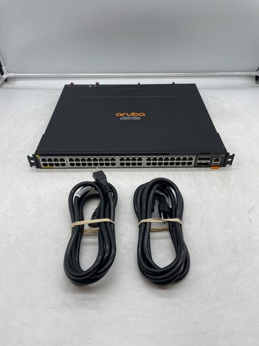 HPE Aruba 6300M PoE 48-Port 4xSFP56 Switch JL659A w/ 2x JL670A PSU ...