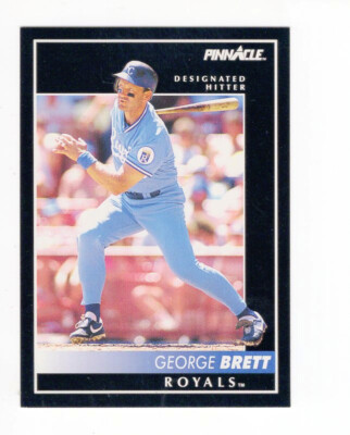 1992 Pinnacle George Brett (HOF) #60 Kansas City Royals Free Shipping ...