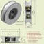 Delrin Acetal Pulley Wheel with U-groove Guiding Rail Choose Diameter ...