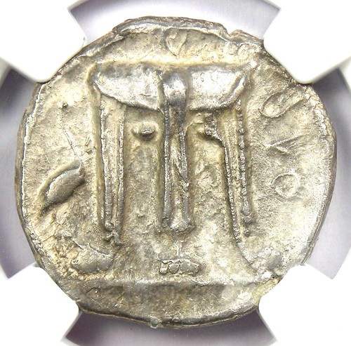 Bruttium Croton Silver AR Stater Tripod Greek Coin 480 BC - NGC Choice ...