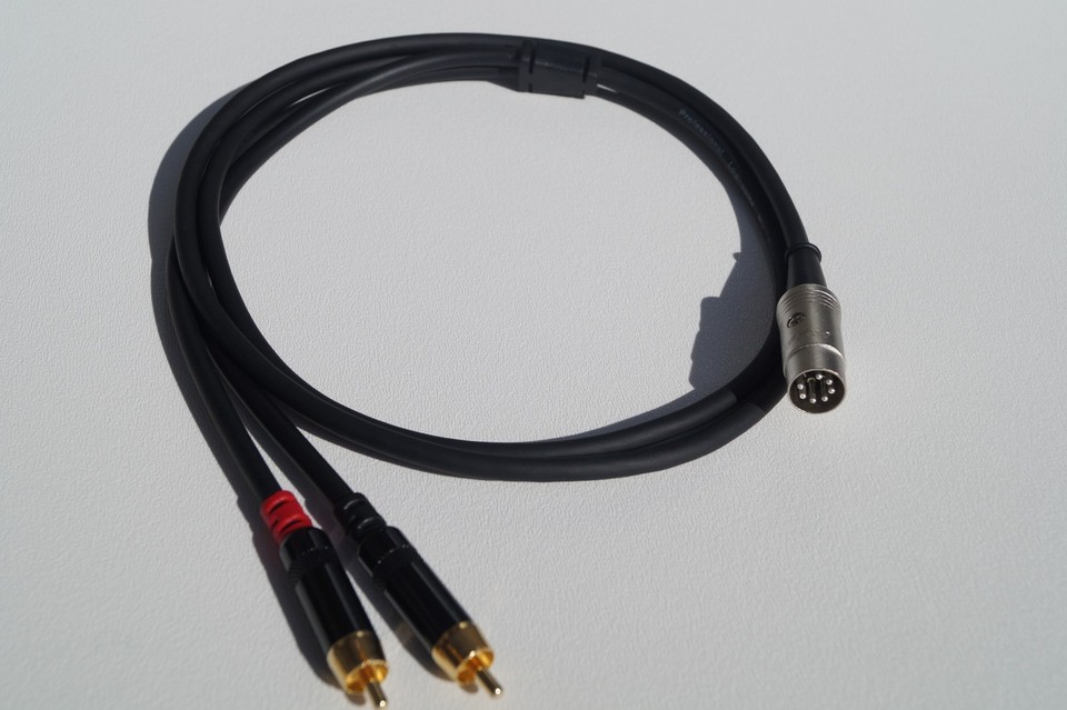 6 ft Elite 7-Pin Din Male to 2-RCA Male Audio Cable For Bang & Olufsen ...