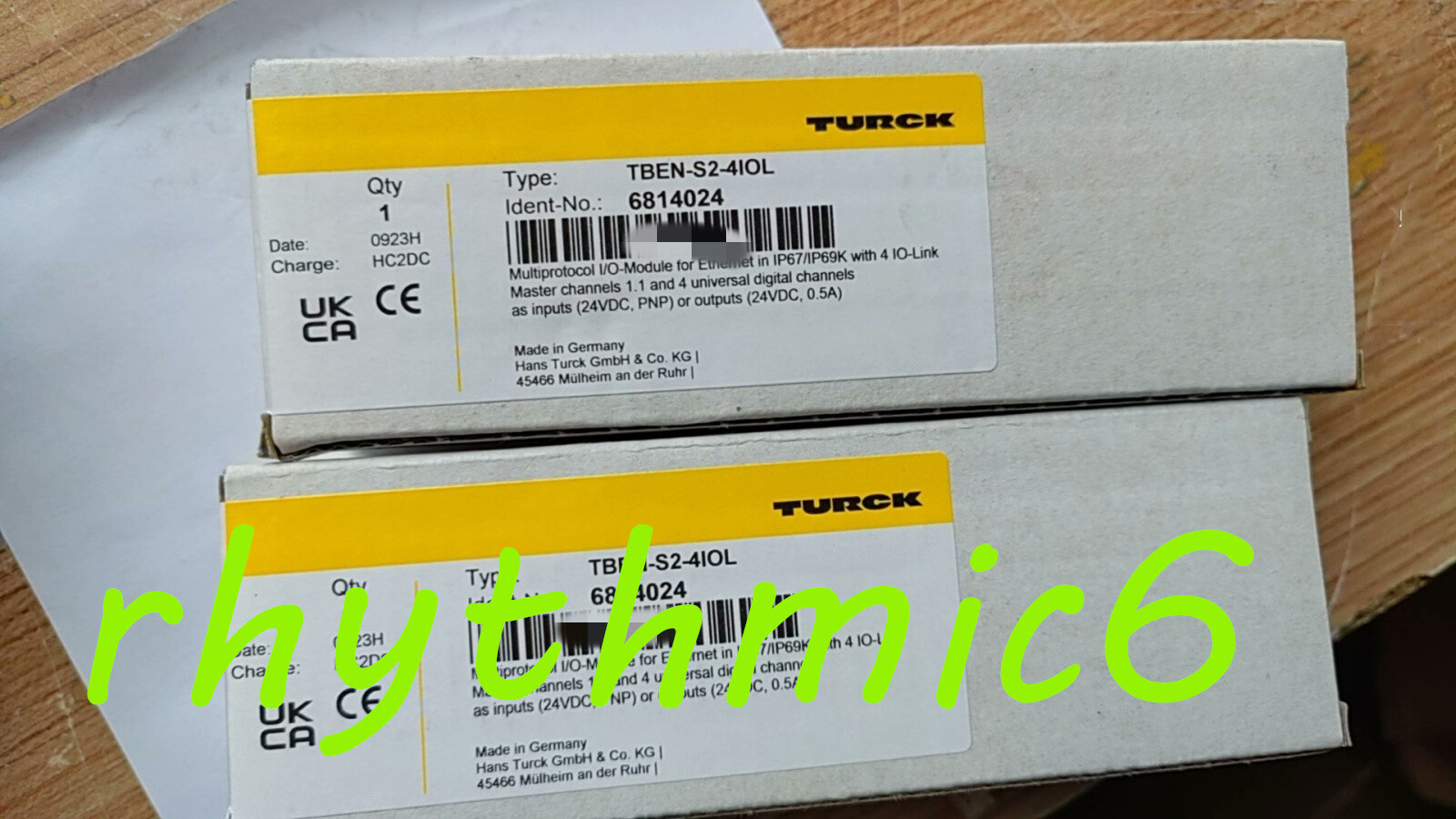 Brand New TURCK TBEN-S2-4IOL Multiprotocol I/O Module Fast FedEx or DHL ...