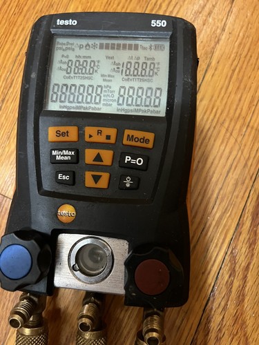 Testo 550 Bluetooth Digital Manifold Kit | eBay