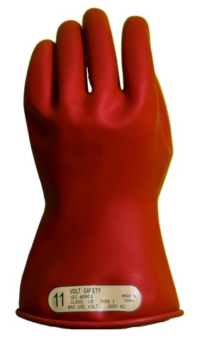 Electrical Insulated Gloves 500V Class 00 IEC 60903 (Latex Rubber) | eBay
