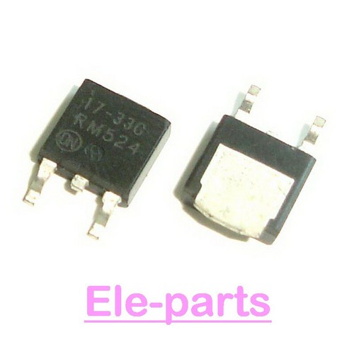 10 PCS NCP1117DT33RKG NCP1117 3.3V TO-252 17-33 Voltage Regulators ...