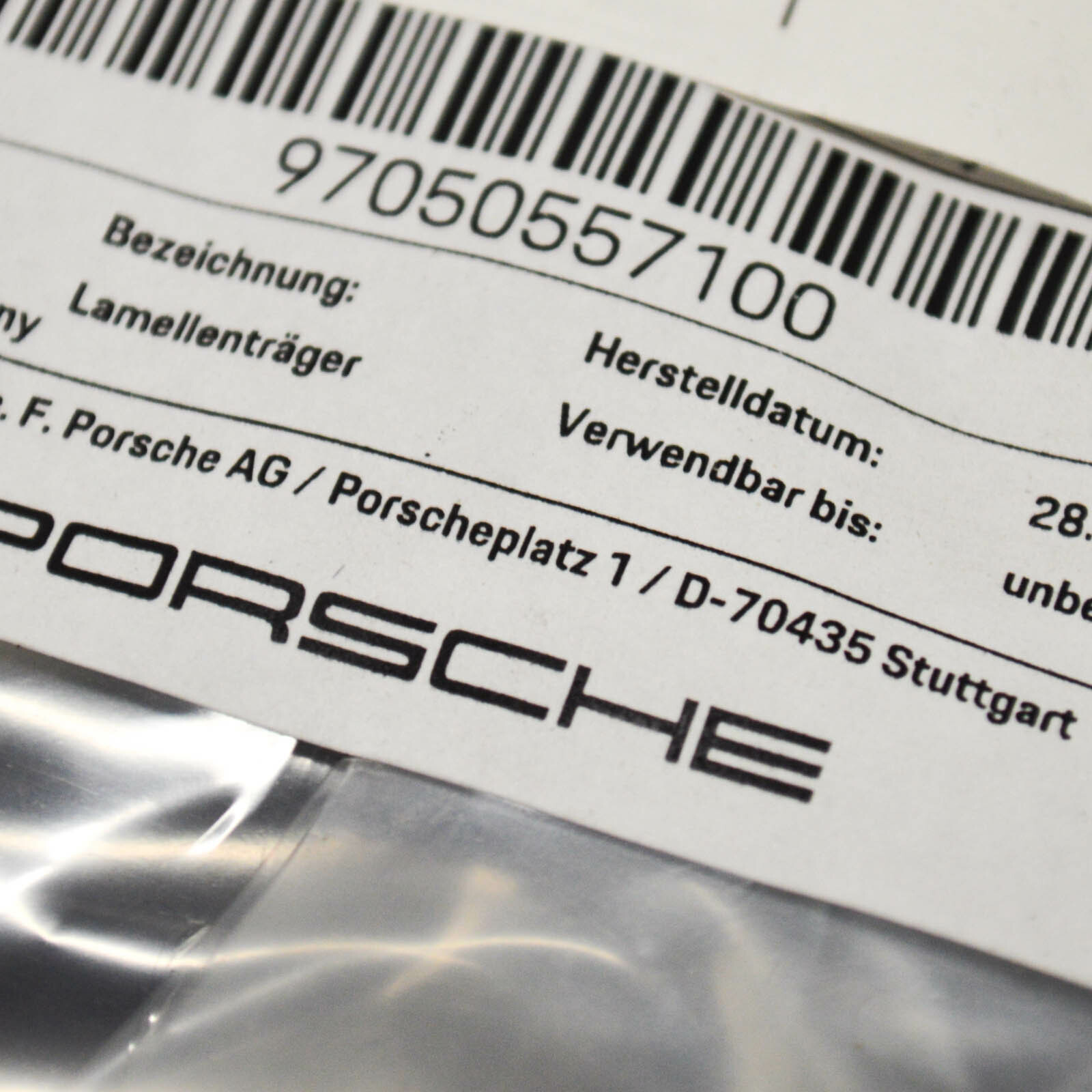 PORSCHE PANAMERA 970 Front Bumper Left Side Grille 97050557100 NEW ...