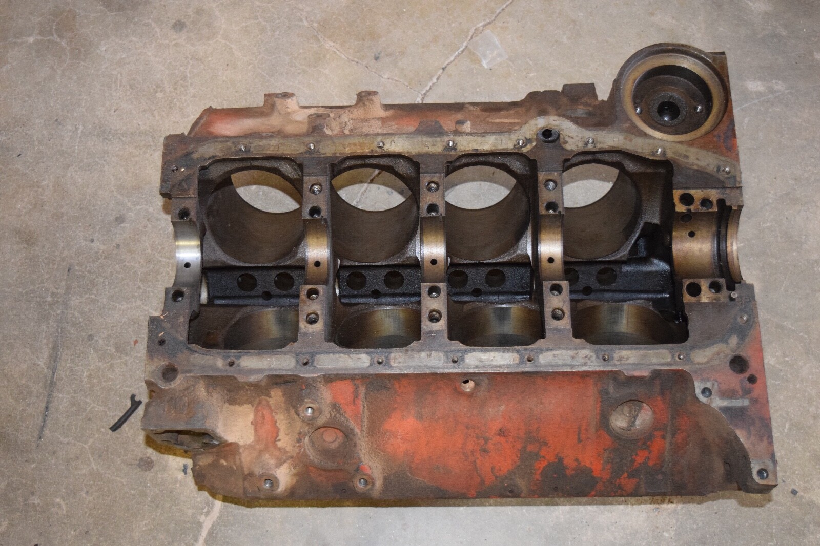 350 Chevy 4 bolt block. Standard bore. No shipping. | eBay
