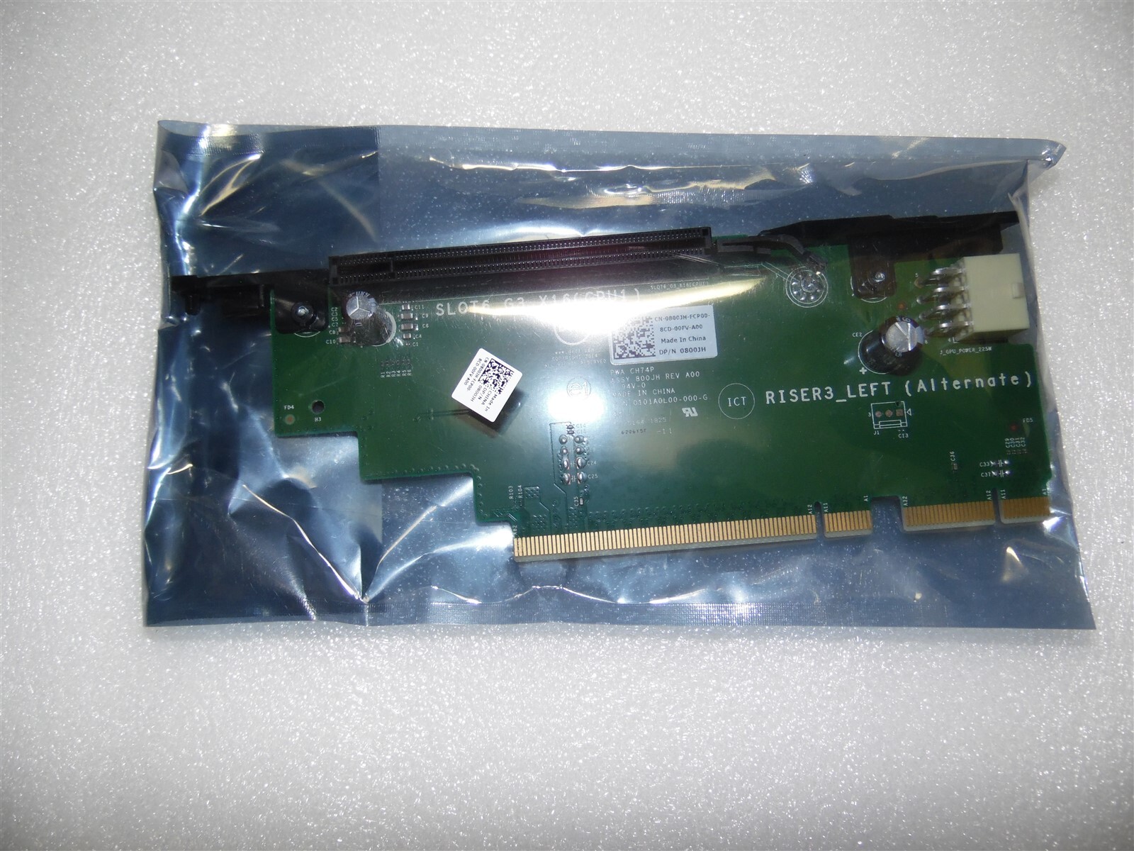 Dell 800JH Riser Card 3 Slot 6 PCIe X16 for POWEREDGE R730 R730xd for ...
