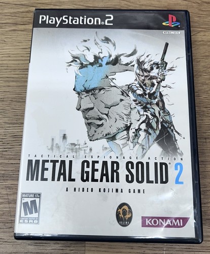 Metal Gear Solid 2 PS2 Essential Collection Tactical Espionage Game No ...