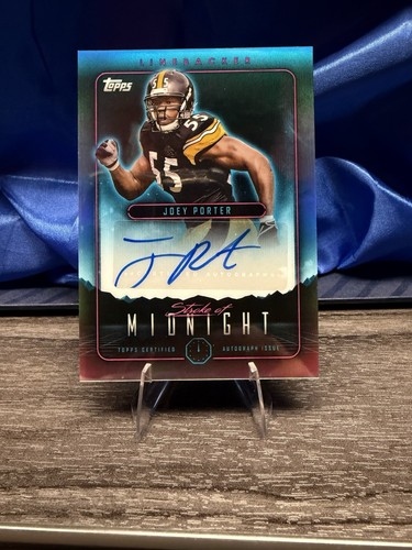 2024 Topps Midnight Joey Porter Steelers Stroke of Midnight Auto SMA-JP ...