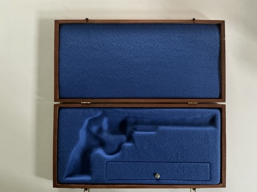 Original Smith Wesson Mahogany Wood Presentation Case Box 8-3/8 | eBay