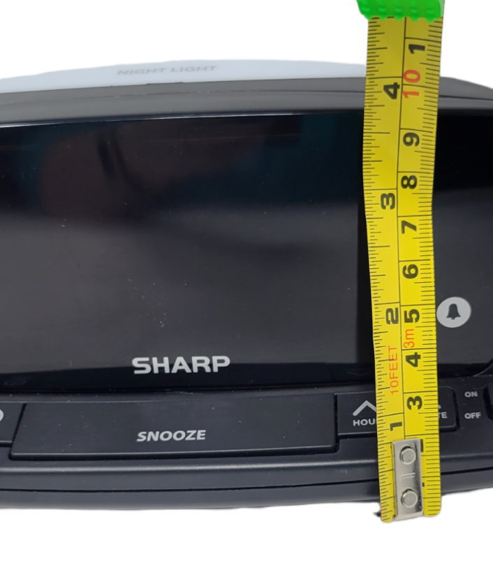 Sharp LED Digital Alarm Clock, Large Numbers, Night Light Work, Tested ...