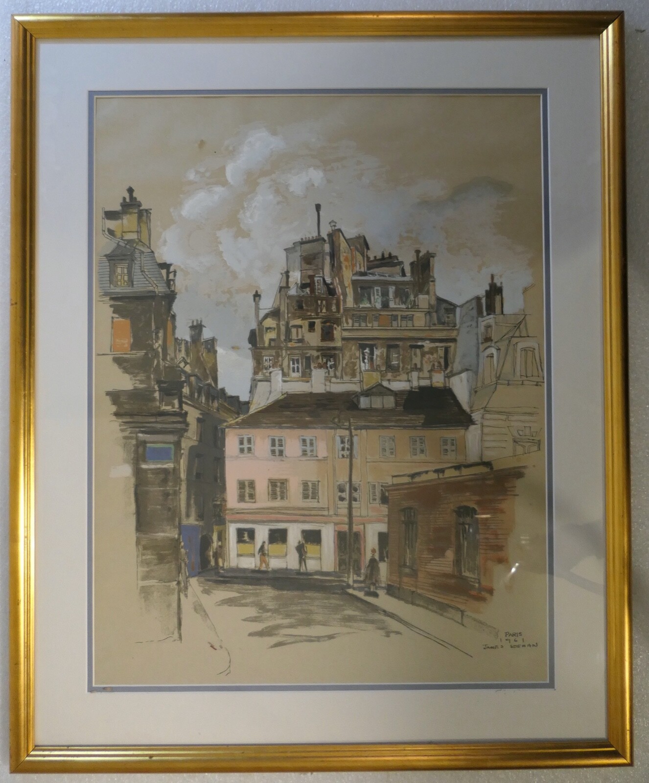 JAMES SEEMAN SERIGRAPH PARIS STREETS 1961 | eBay