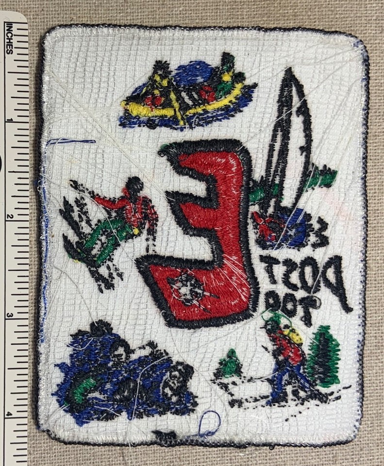 Vintage EXPLORER POST 700 Boy Scout Badge PATCH BSA Twill RE Camp ...