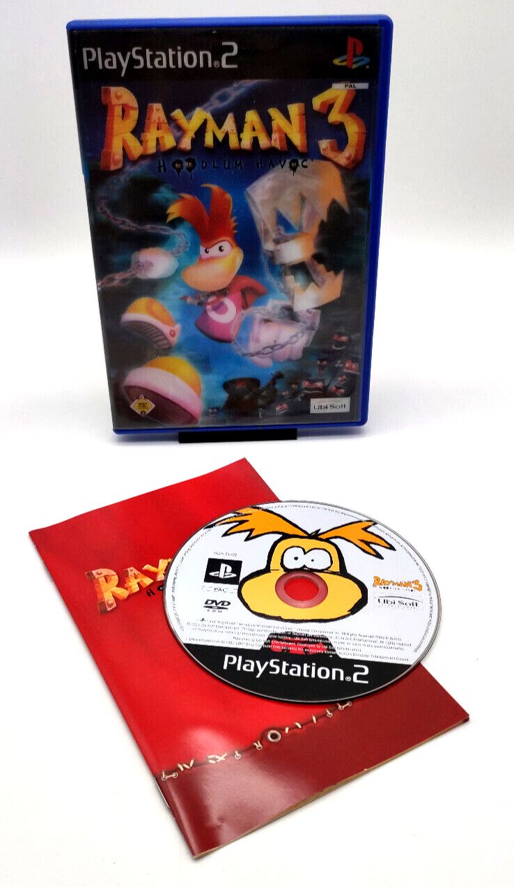Rayman 3 Hoodlum Havoc HOLO Cover Playstation PS2 - Zustand Sehr Gut ...