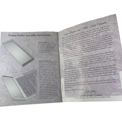 Millie's Paper Doll Collection A Life of Faith Millie Kieth First ...