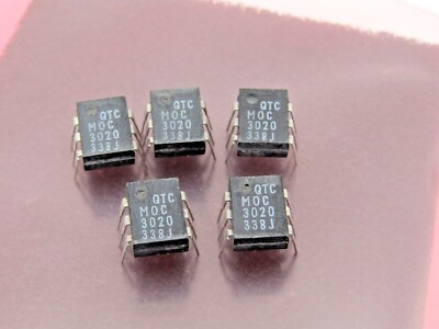 ( 5 PCS ) MOC3020 QTC Triac Output Optocoupler, 1-Element, 7500V ...