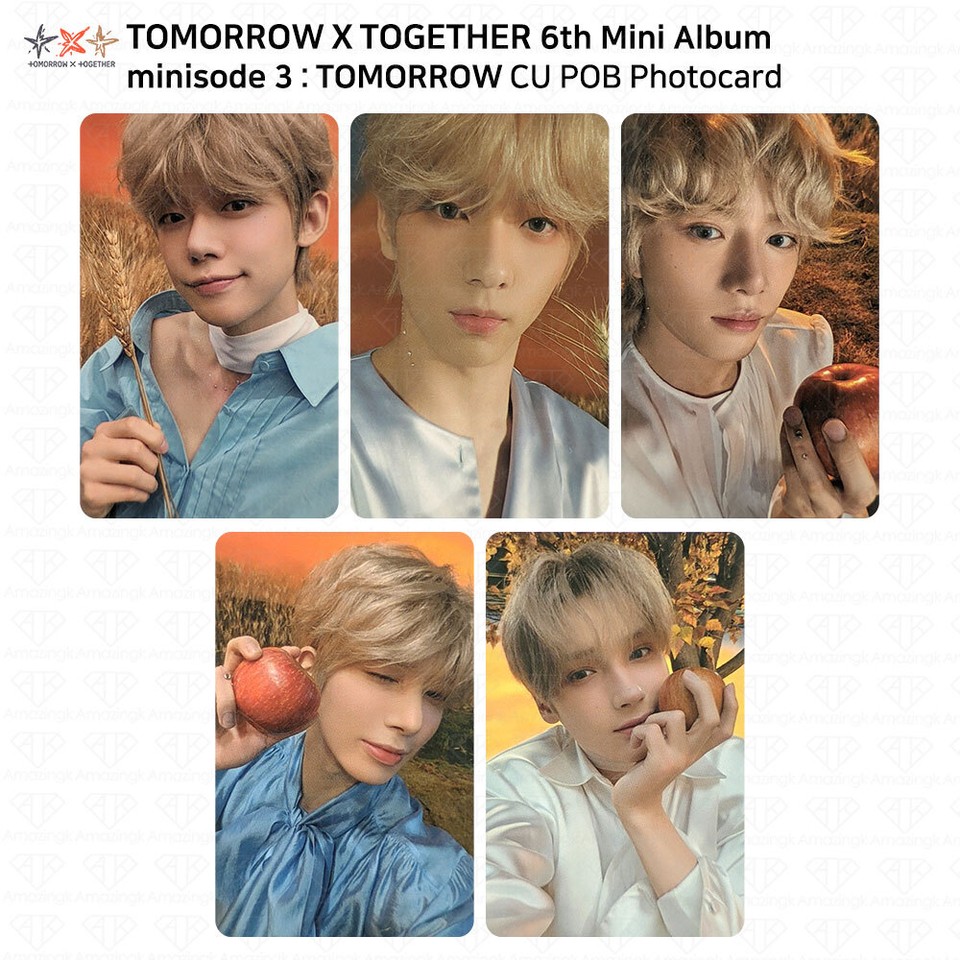 TXT 6th Mini Album Minisode 3:Tomorrow POB Photocard Complete Set KPOP ...