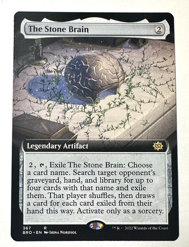 THE STONE BRAIN MAGIC THE GATHERING RARE ARTIFACT THE BROTHERS' WAR | eBay