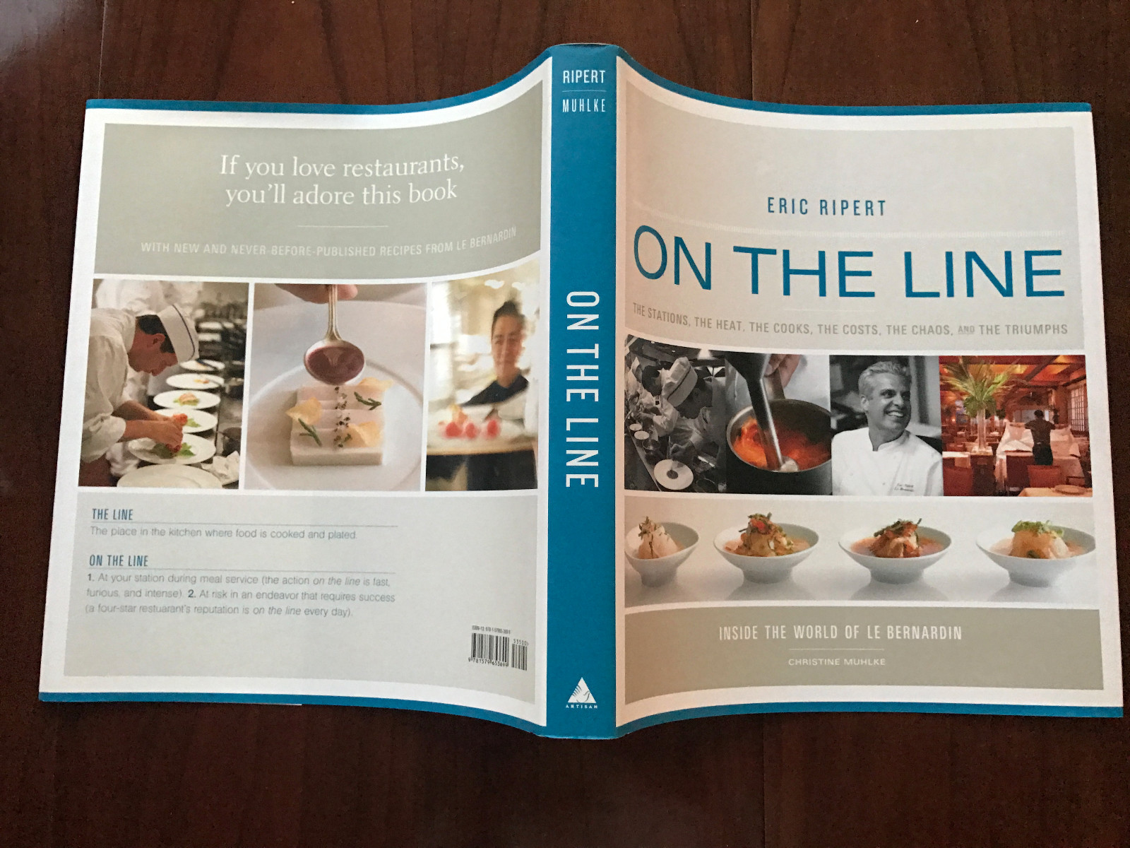 On The Line, by Eric Ripert - 2008 - Signed 1st Ed., 1st Prtg ...