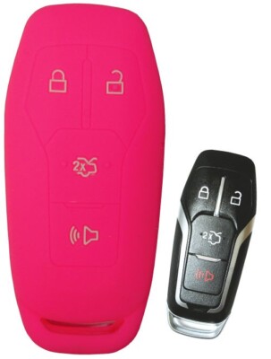 Key Fob Rubber Remote Sleeve Cover Fits Ford Mustang F150 Explorer Edge ...