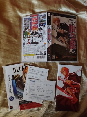 Bleach: Heat the Soul for PSP PlayStation Portale Japanese You get CASE ...