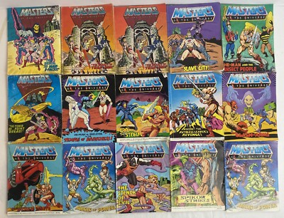 1980s (1982-85) Masters of the Universe MOTU He-Man Mini Comics Lot of ...