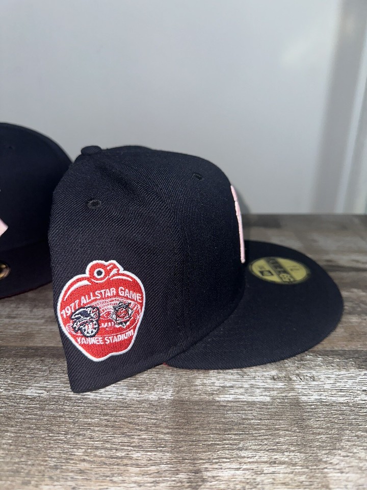 TMARK X Bronx Social 1977 ASG NY Yankees New Era Hat 5950 Navy Pink Red ...