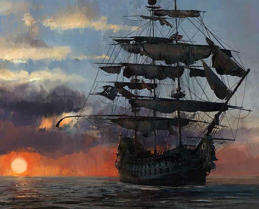 Pirate Ship Art