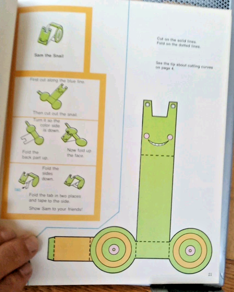 CRAZY CUT-OUTS BY GARY TONG C. 1979 SCHOLASTIC BOOK All here - nothing ...