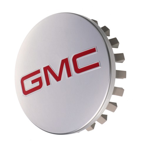 Genuine GM 2014-2019 GMC SLT Center Cap in Bright Aluminum Red GMC Logo ...