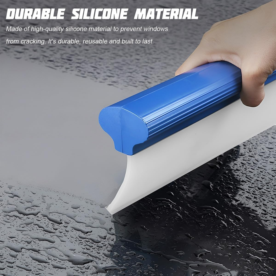 Car Drying Squeegee, 12 Inch T-Bar Vehicle Water Wiper for Windshield ...