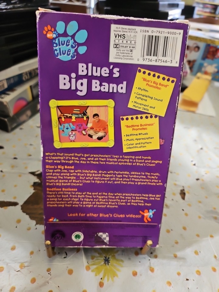 Blues Clues - Blues Big Band (VHS, 2003) 97368754638| eBay