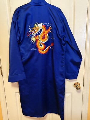 Vintage Silk Robe from South Korea With Blanka Sewn in | eBay