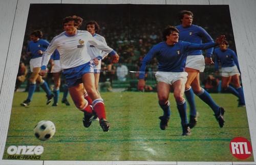 POSTER ONZE FOOTBALL 1978 BATHENAY ALLAN SIMONSEN MÖNCHENGLADBACH ...