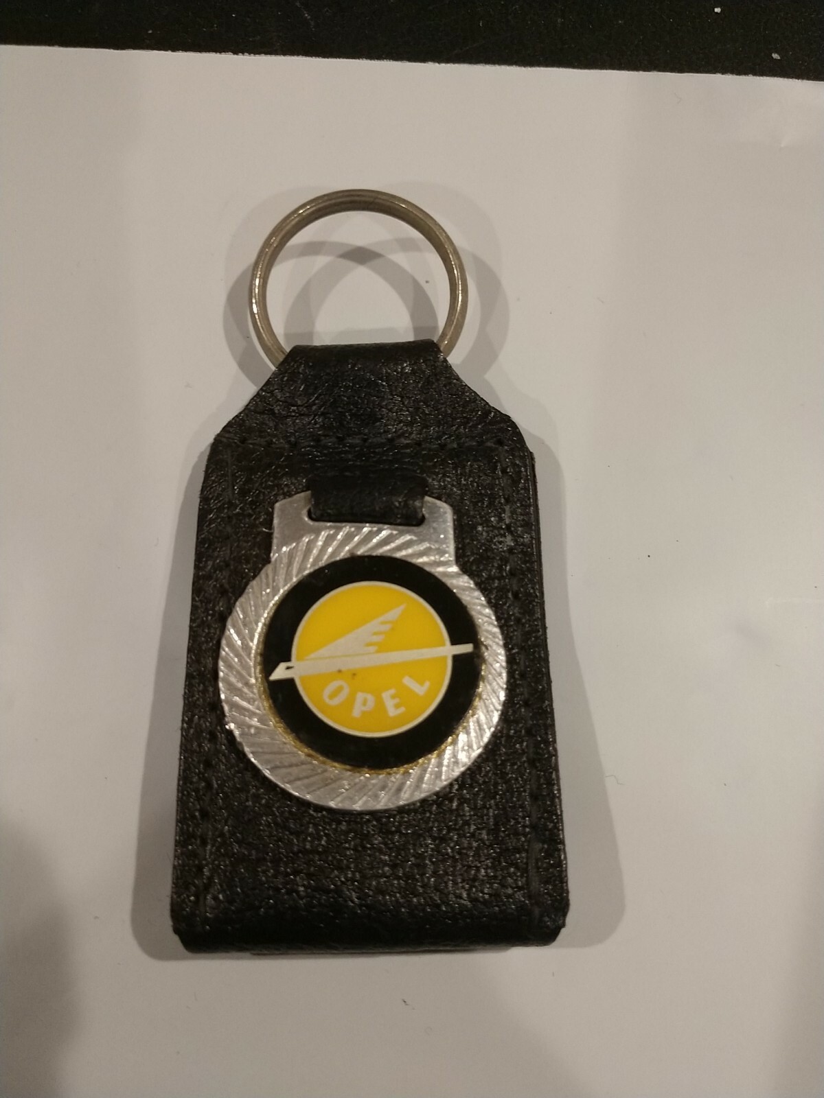 NOS Vtg 1970's Leather Buick Opel GT Key Chain Fob Ring Holder Keychain ...