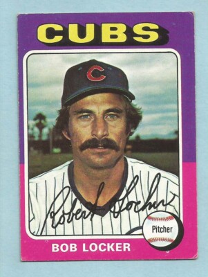 1975 Topps Baseball Bob Locker #434 Chicago Cubs EX+ | eBay