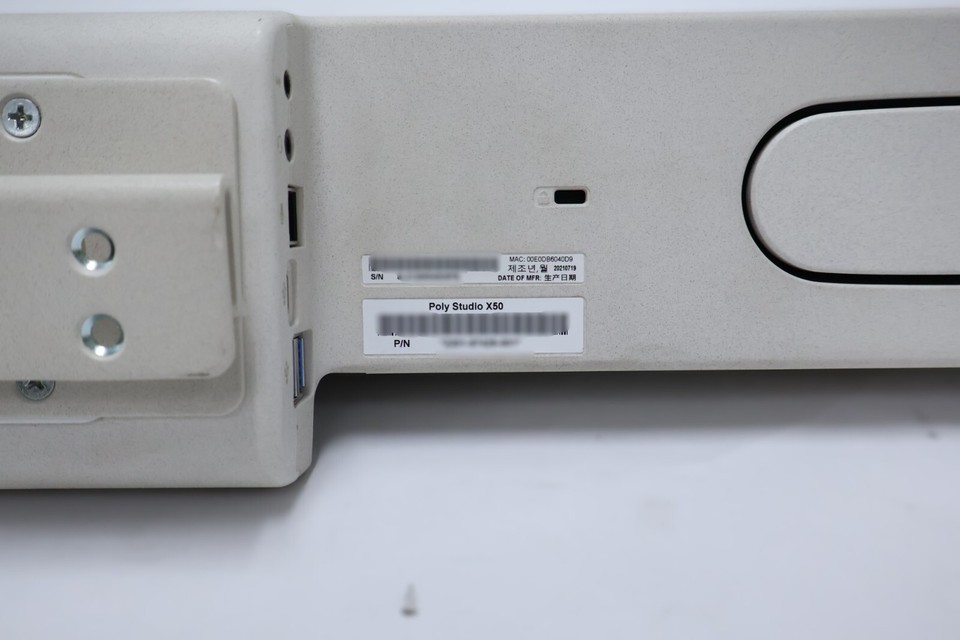 Poly Studio X50 Video Bar Conference System w/ Poly TC8, Wall Mount ...