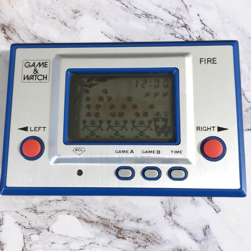 NINTENDO GAME AND & WATCH Parachute Octopus Donkey Kong Fire Popeye ...