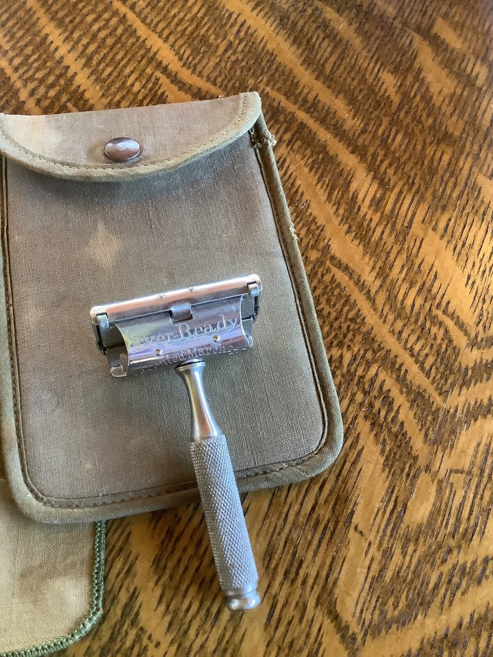 WW1 Era US Army Ever Ready Shaving Kit with mirror and WW2 bar of soap ...