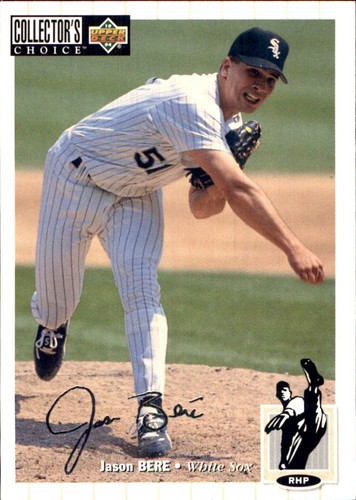 JASON BERE CHICAGO WHITE SOX ⚾1994 COLLECTOR'S CHOICE SILVER SIGNATURE ...