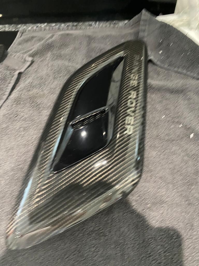 Carbon Vents GENUINE L494 RANGE ROVER SPORT SVR CARBON BONNETS ...