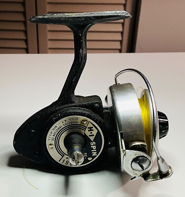 Vintage Horrocks Ibbotson H-I Spin De-Luxe Model 1902 Spinning Fishing ...