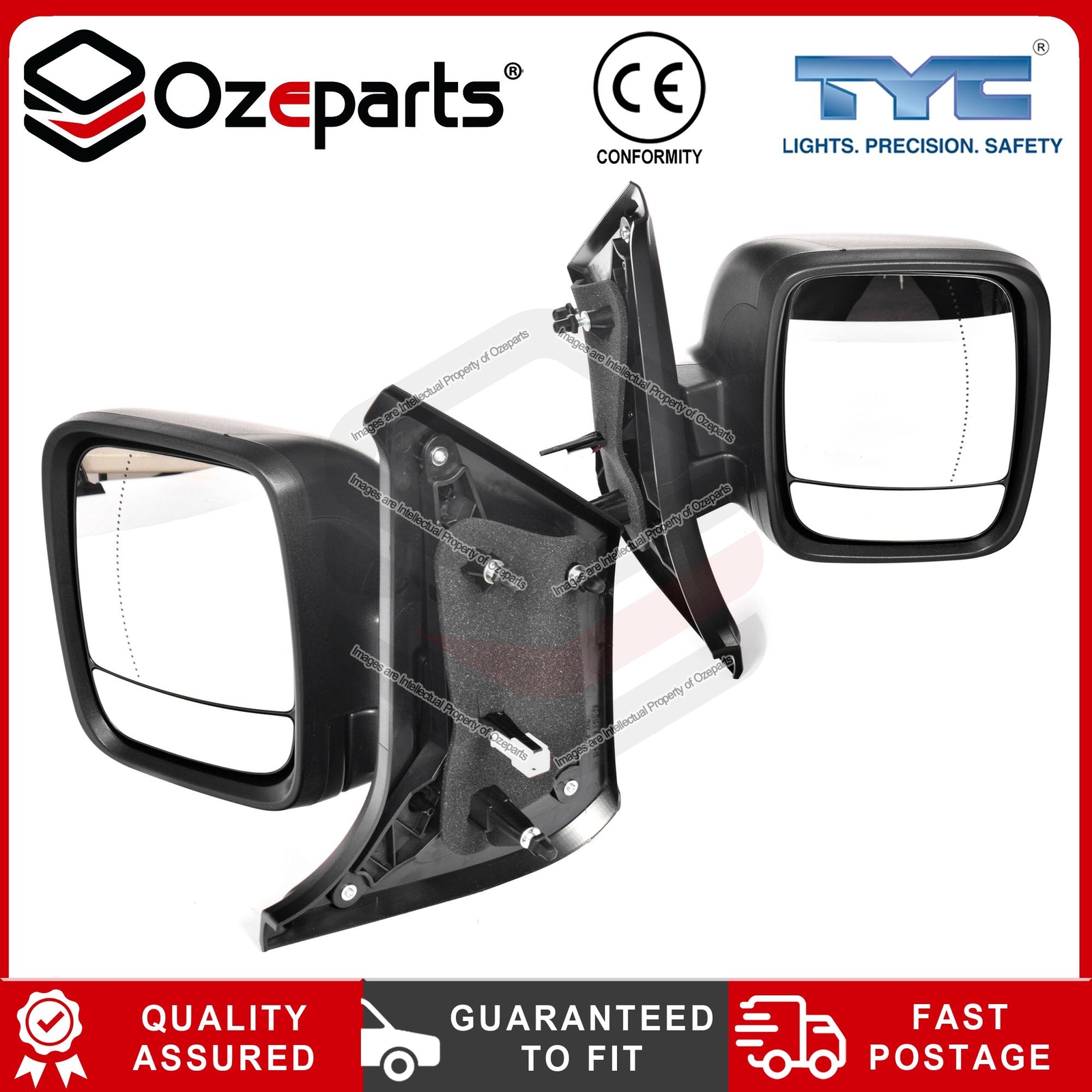 Set Pair LH+RH Electric Door Mirror For For Mitsubishi Express SN GLX ...