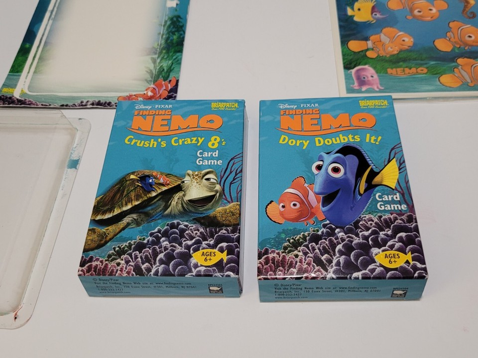 Disney Pixar Finding Nemo Sticker Decals Lot With (2) Finding Nemo Card ...
