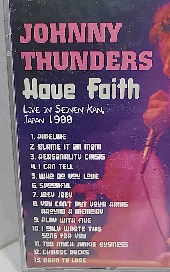Johnny Thunders - Have Faith - Johnny Thunders CD Live Japan | eBay