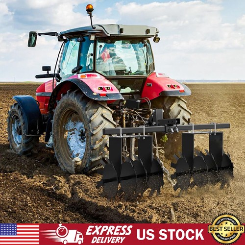 ATV/UTV Disc Plow Harrow Scraper Blade Heavy Duty w/2"Receiver Mount ...