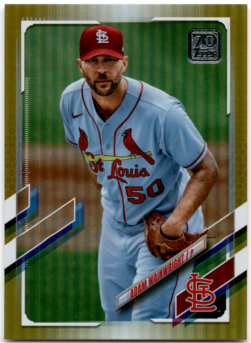 2021 Topps Series 2 Adam Wainwright Gold Foil | eBay